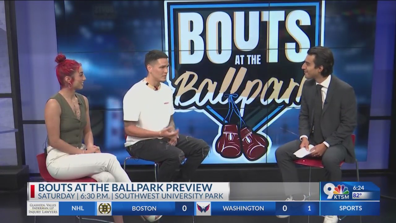 Nayeli Rodriguez, Jorge Tovar preview Bouts at the Ballpark – KTSM 9 News