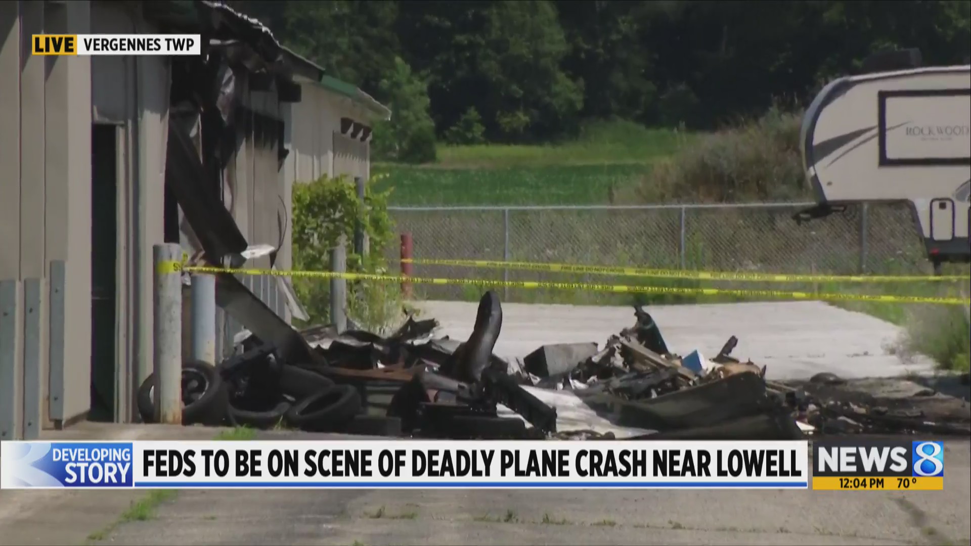 Feds to be on scene of deadly plane crash near Lowell – WOODTV.com