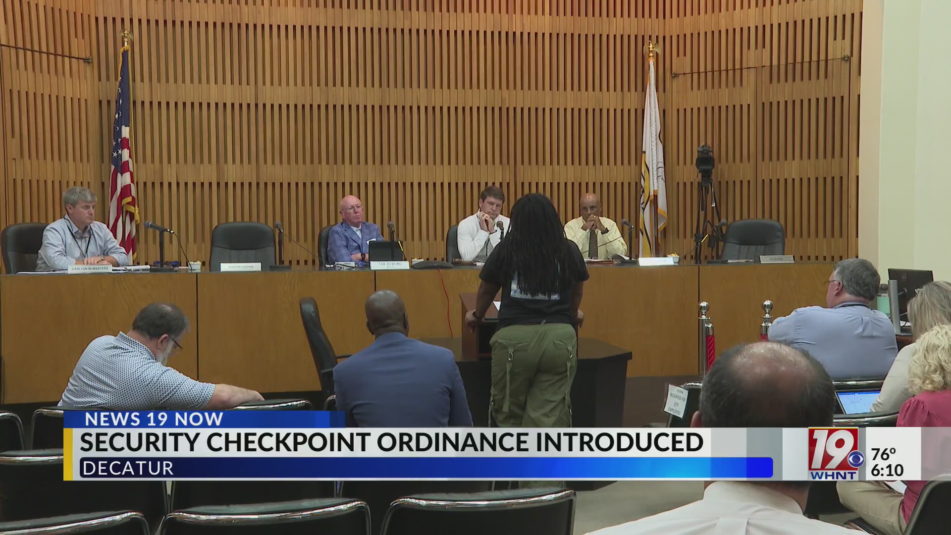 Security Checkpoint Ordinance Introduced | June 17, 2025 | News 19 at 6 ...