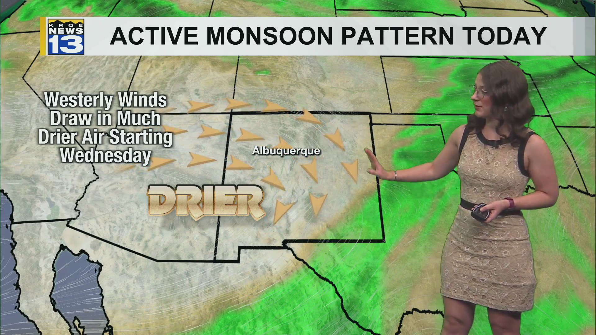 Rain coming this evening before dry air moves in tomorrow – KRQE NEWS ...