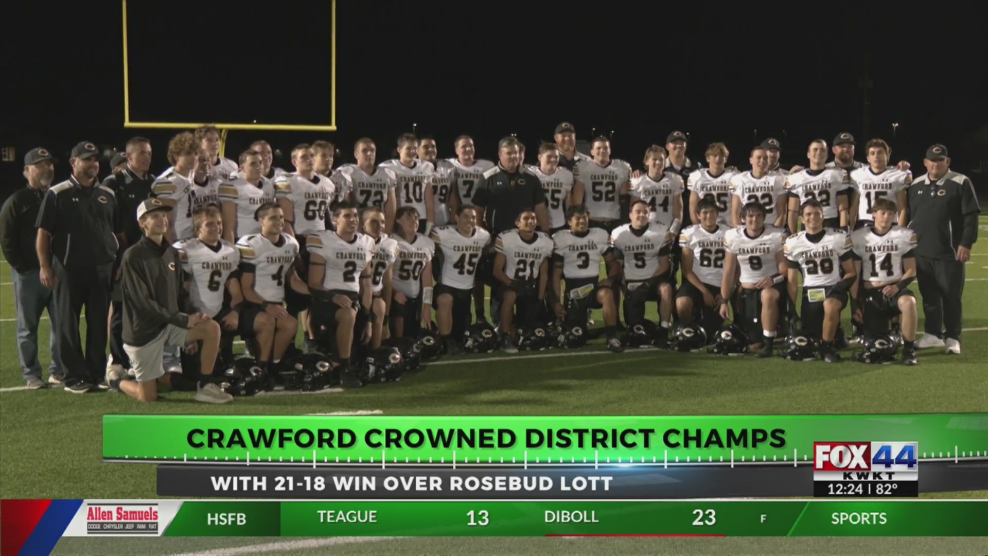 FOX 44 Friday Night Football Fever Game of the Week: Crawford Crowned ...