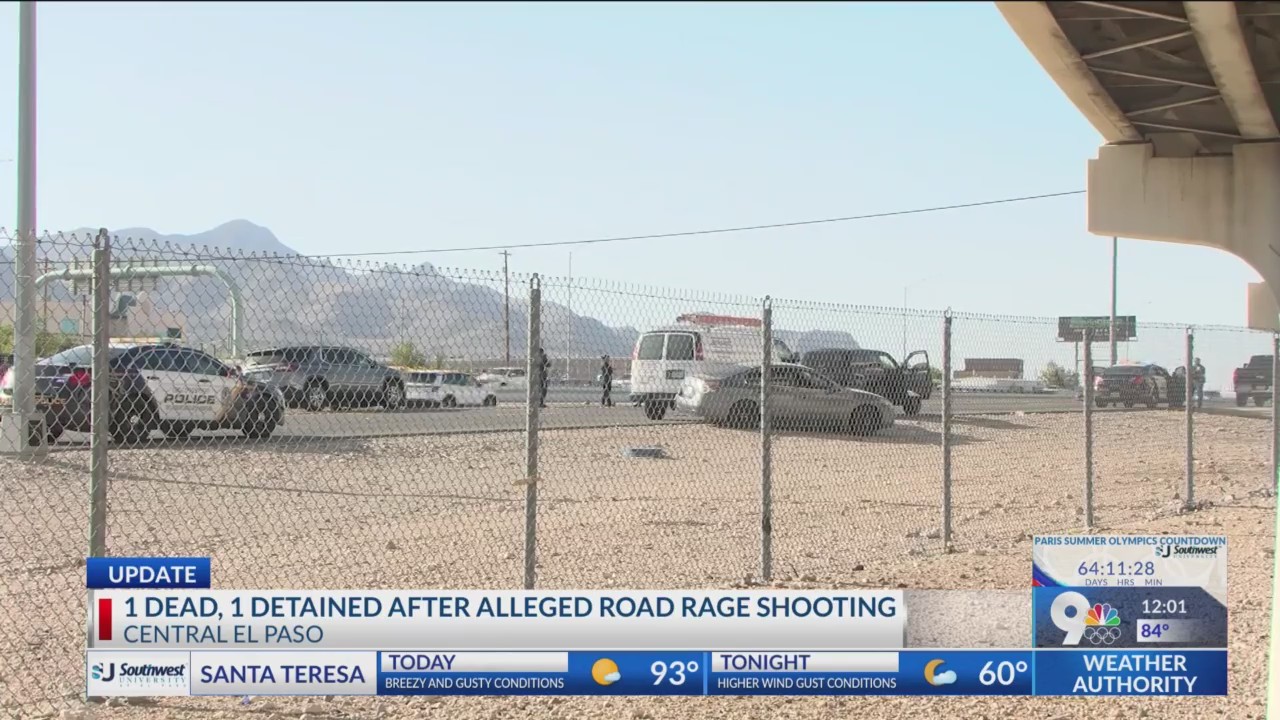 1 dead, 1 detained after alleged road rage shooting in Central El Paso – KTSM 9 News