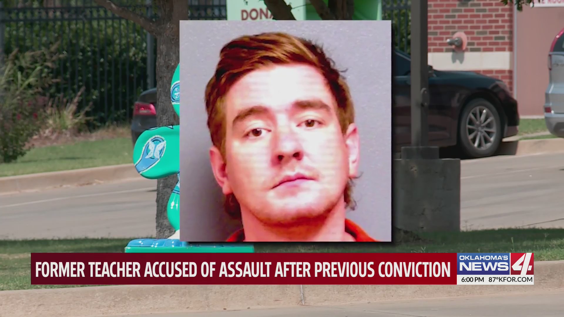 Former teacher accused of assault after previous conviction – KFOR.com Oklahoma City