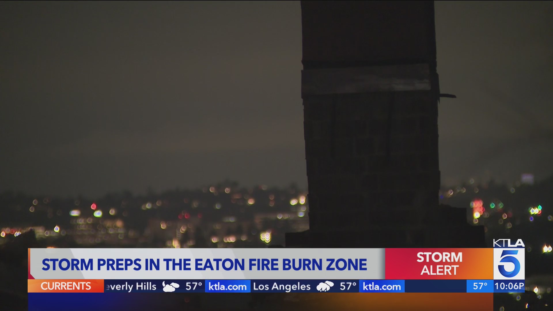 Storm preps in Eaton Fire burn scar – KTLA