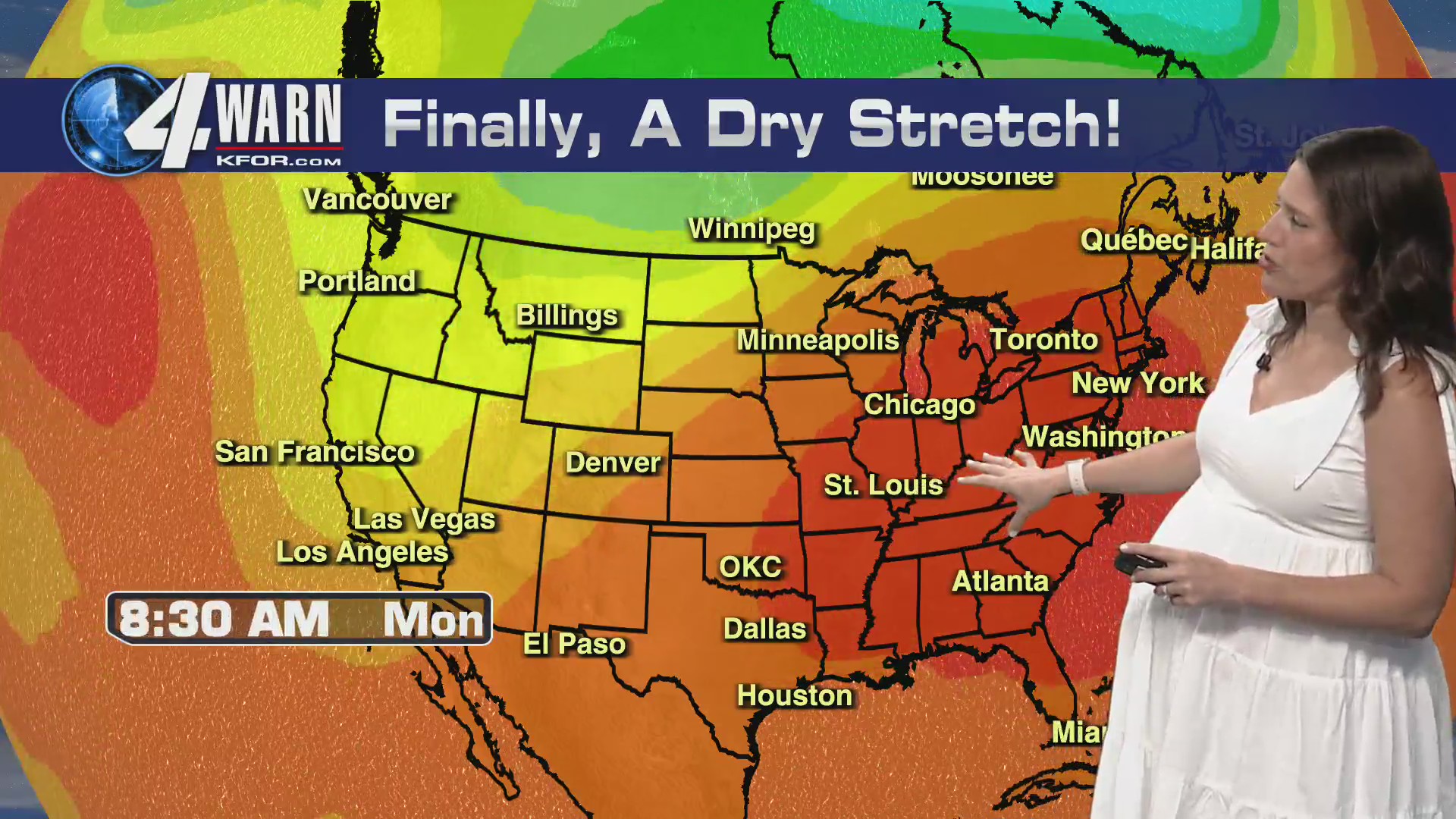 Emily Sutton talks about the hot and humid weather ahead (6/19/25 at 6 ...