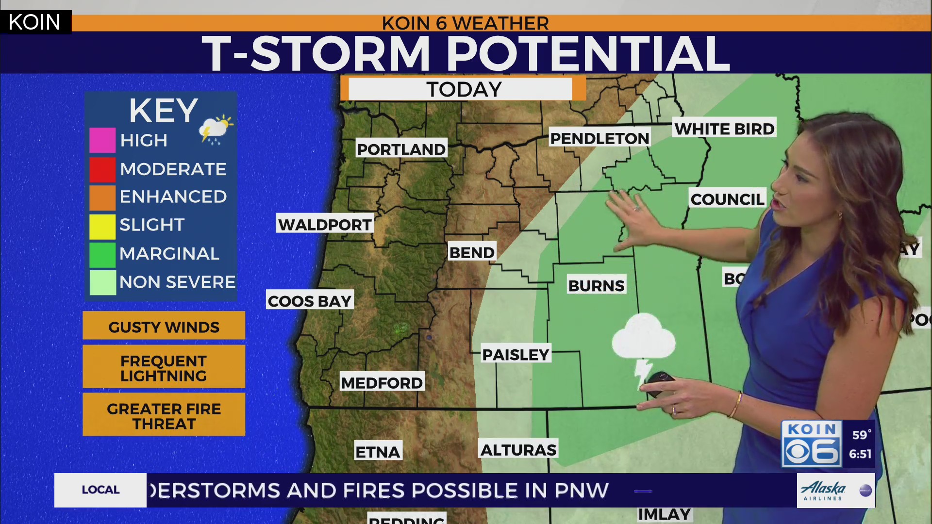 Weather forecast: Perfect summer weather in Portland while high fire ...