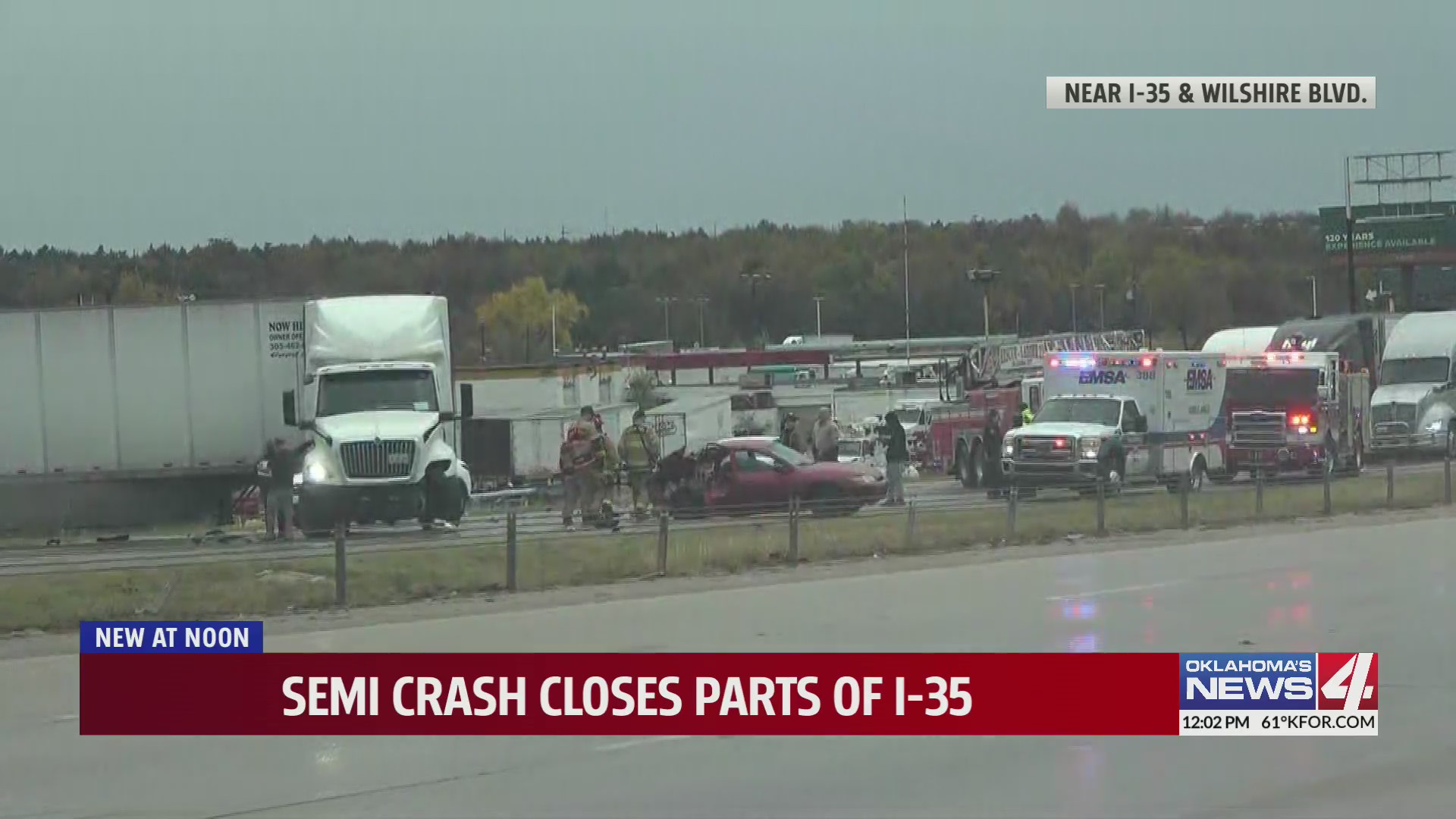 Roadway reopens after crash in the southbound lanes of I-35 – KFOR.com ...