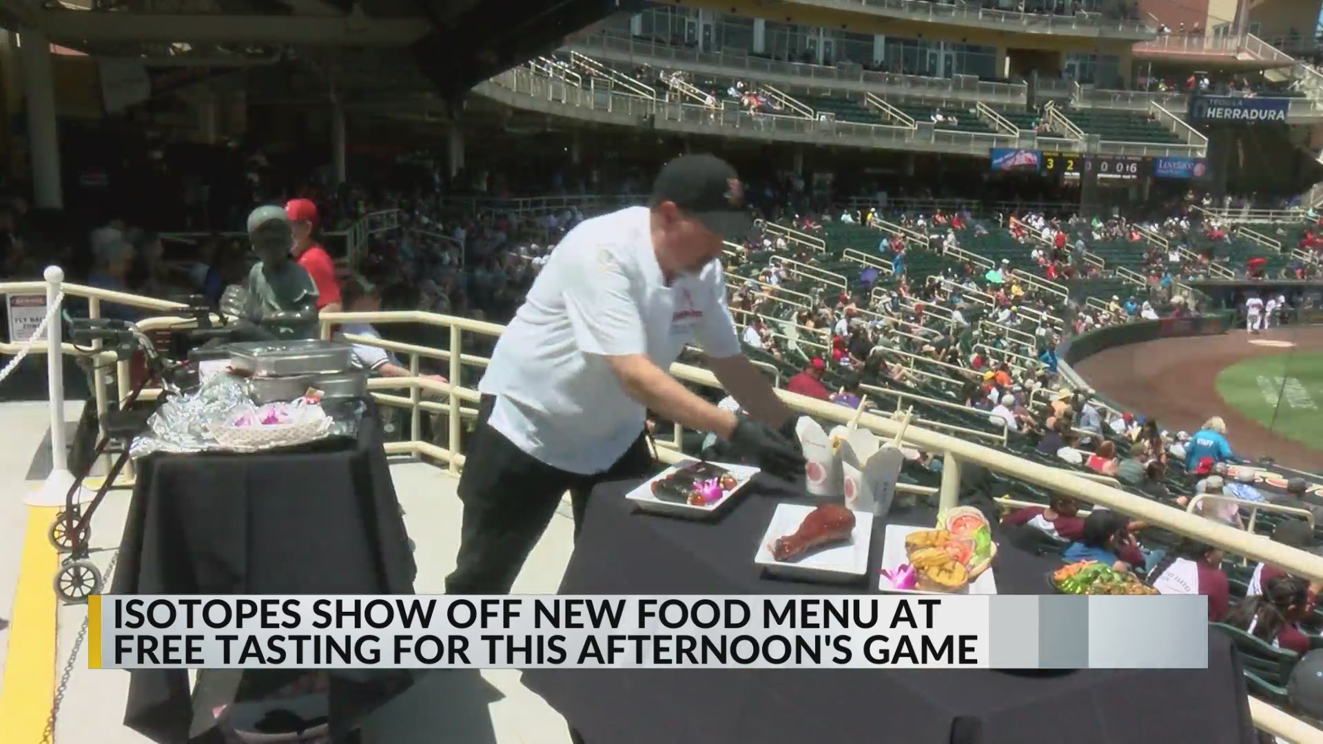 Isotopes show off new menu items – KRQE NEWS 13 – Breaking News ...