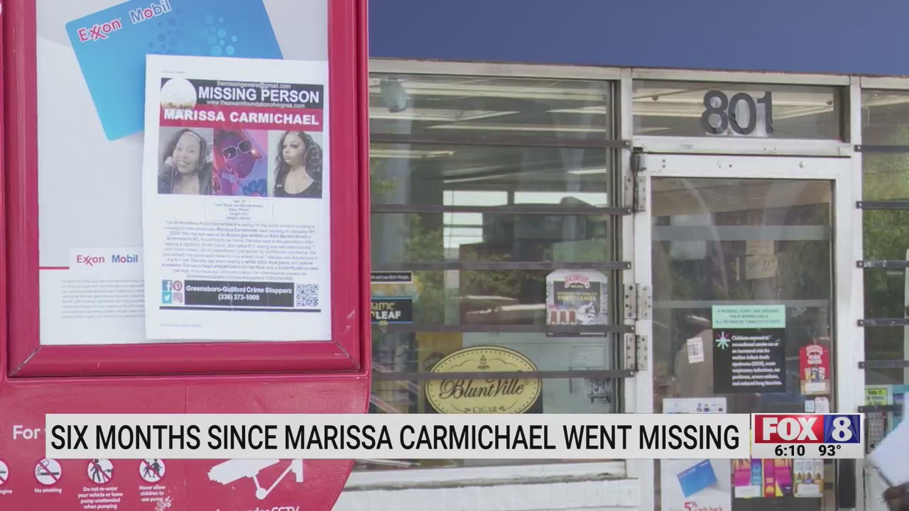 Marissa Carmichael has been missing from Greensboro for 6 months – FOX8 WGHP