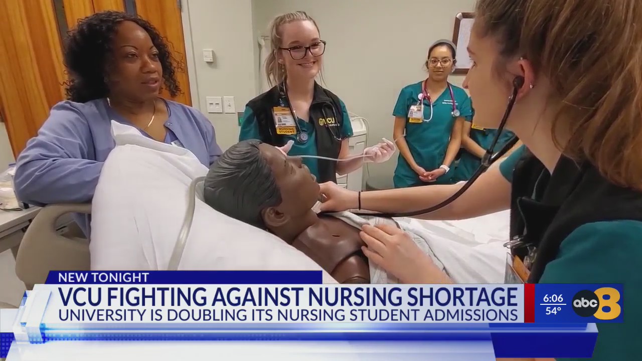 VCU School of Nursing to nearly double admissions in effort to address national nurse shortage ...
