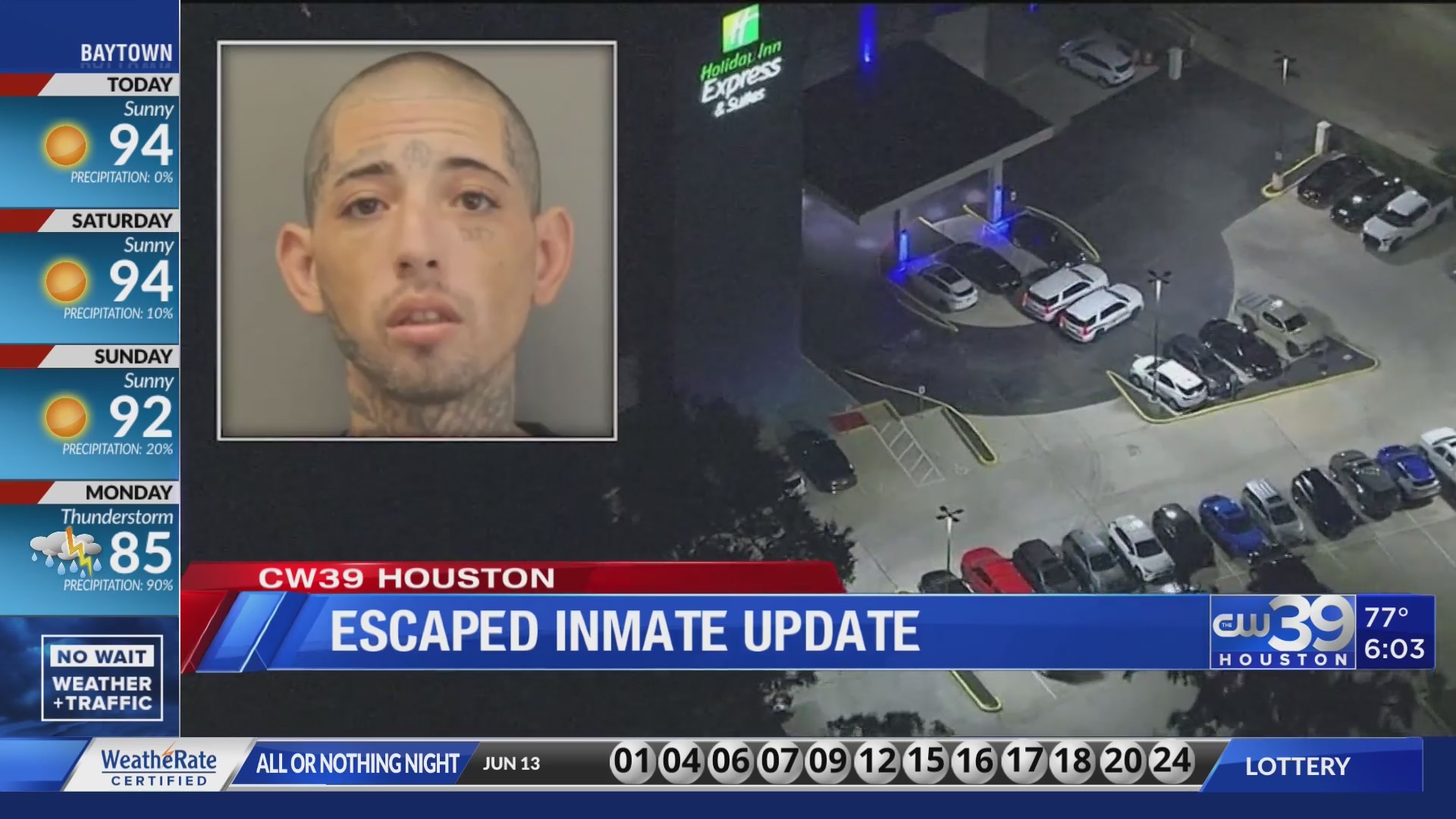 Escaped inmate Joshua Sanders captured by HCSO in East Harris County ...
