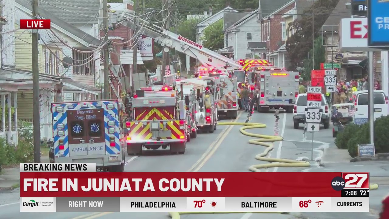 Crews respond to two-alarm house fire in Juniata County – ABC27