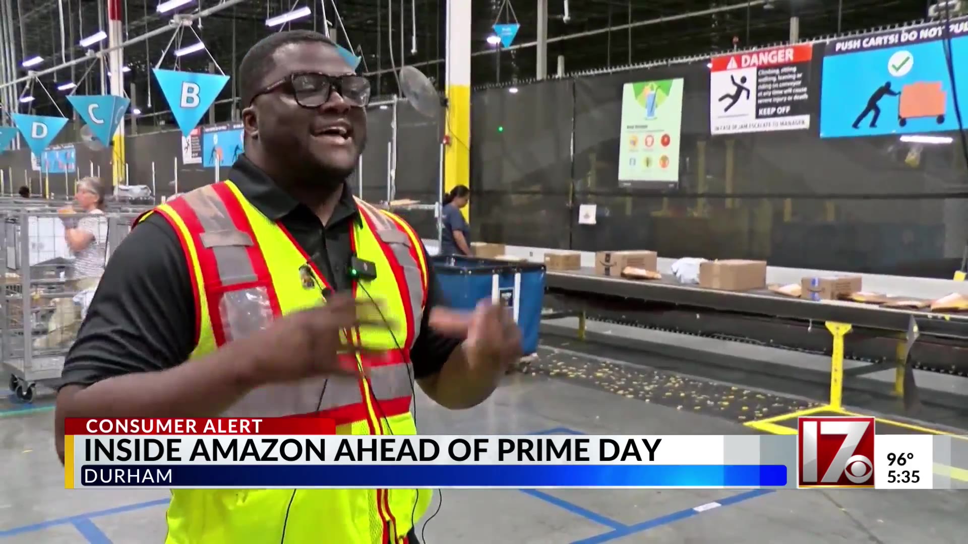 A look inside Durham’s Amazon facility ahead of Prime Day – CBS17.com