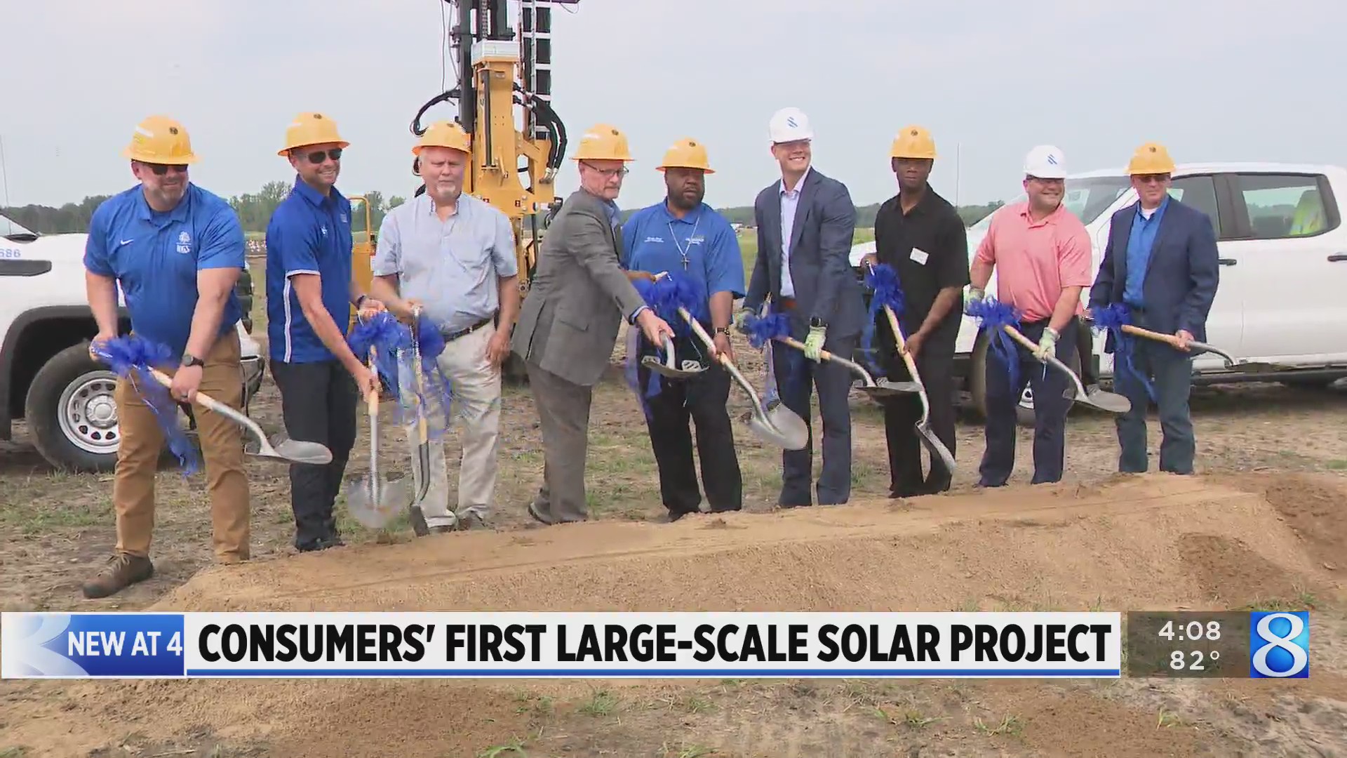 Construction begins on Muskegon Solar Energy Center – WOODTV.com