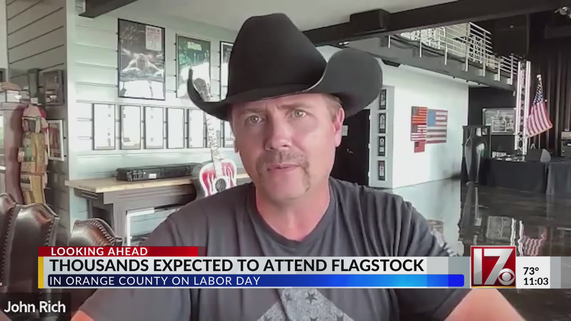 Day arrives for Flagstock, party for UNC students who held up US flag ...