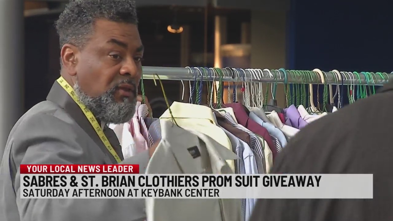 Sabres & St. Brian Clothiers prom suit giveaway – News 4 Buffalo