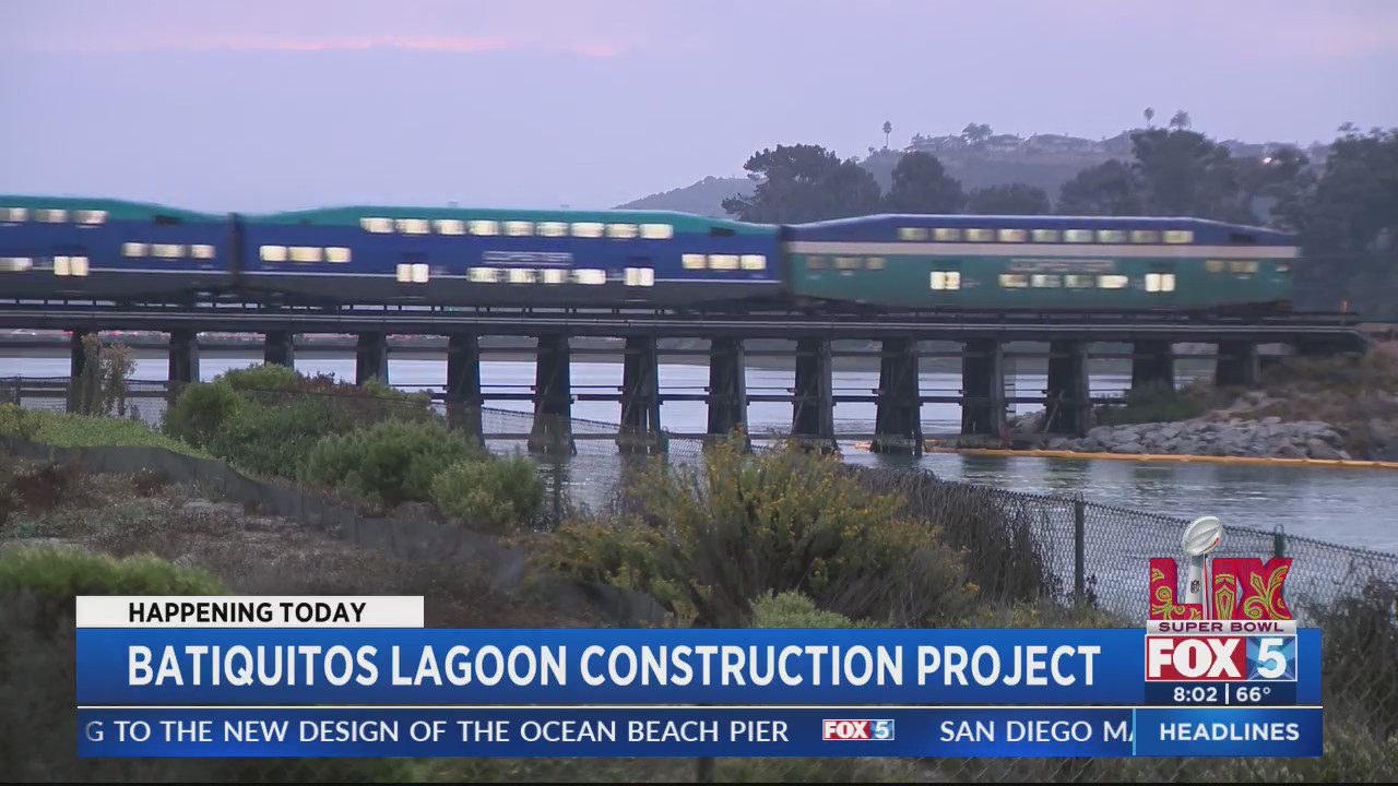 Batiquitos Lagoon construction project ramps up – FOX 5 San Diego ...