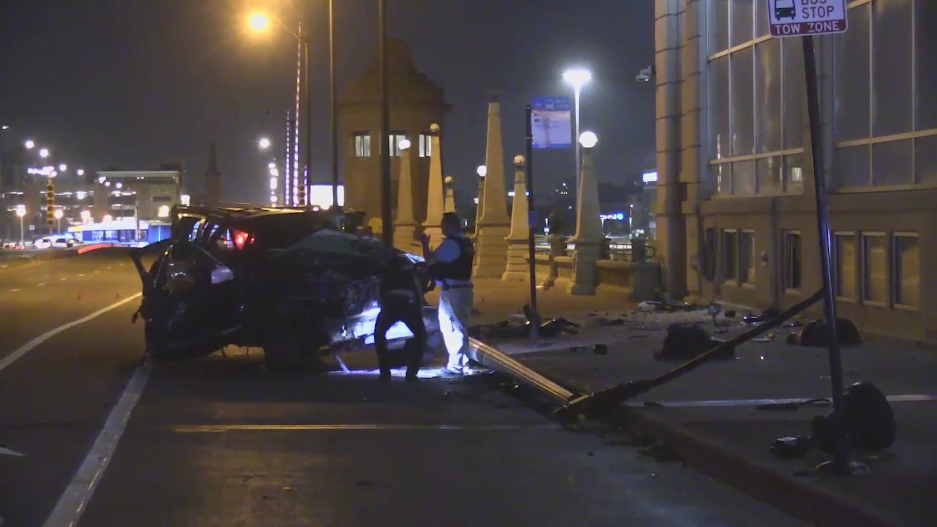 1 dead, 2 critical after overnight hit and run involving tow truck on ...