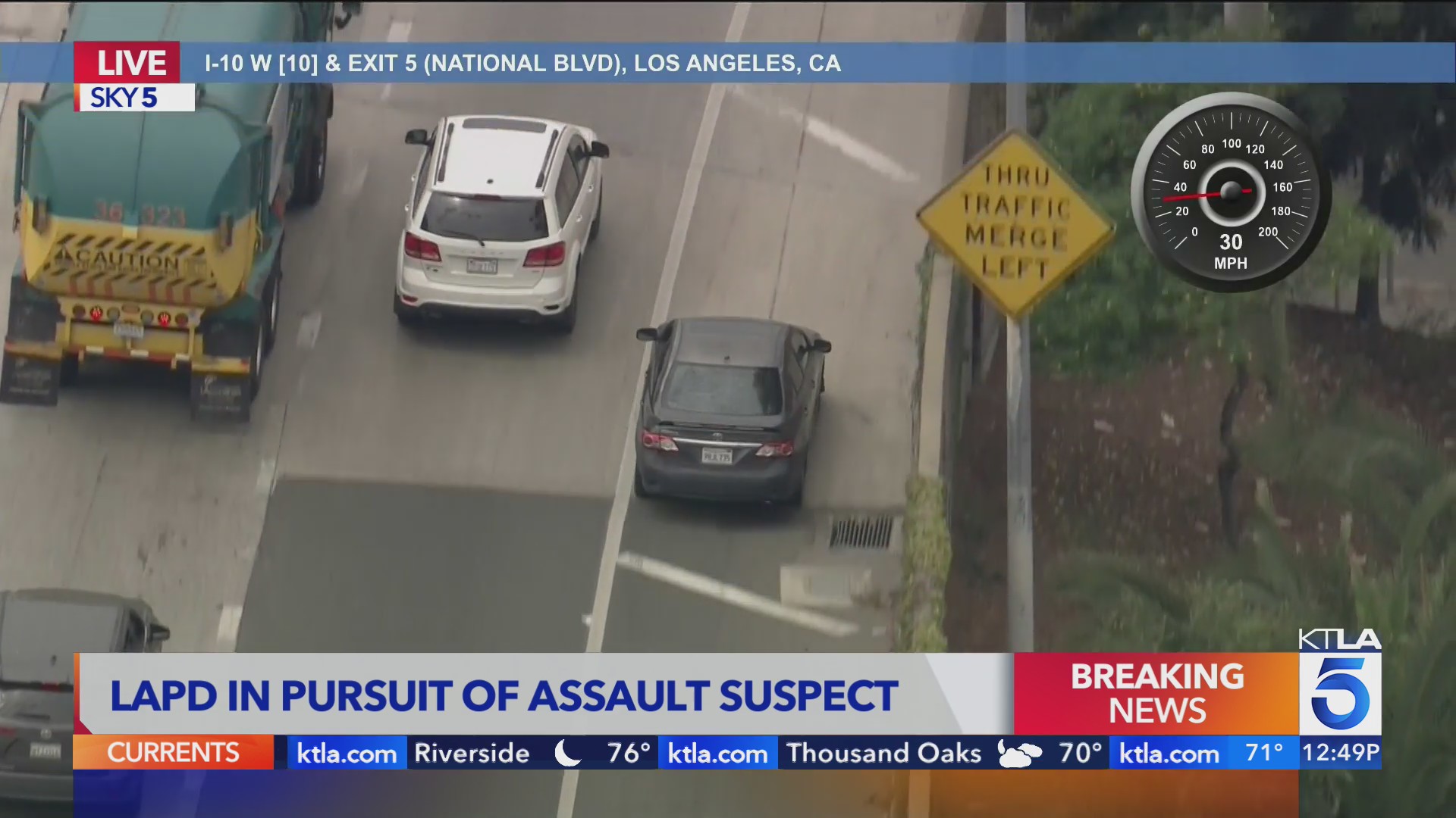 Driver surrenders near Santa Monica Pier after police pursuit – KTLA
