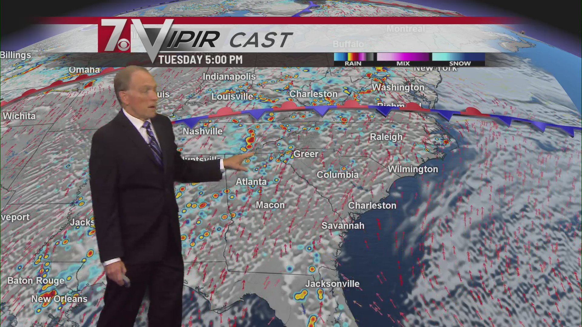 7Weather Tuesday AM Forecast – WSPA 7NEWS