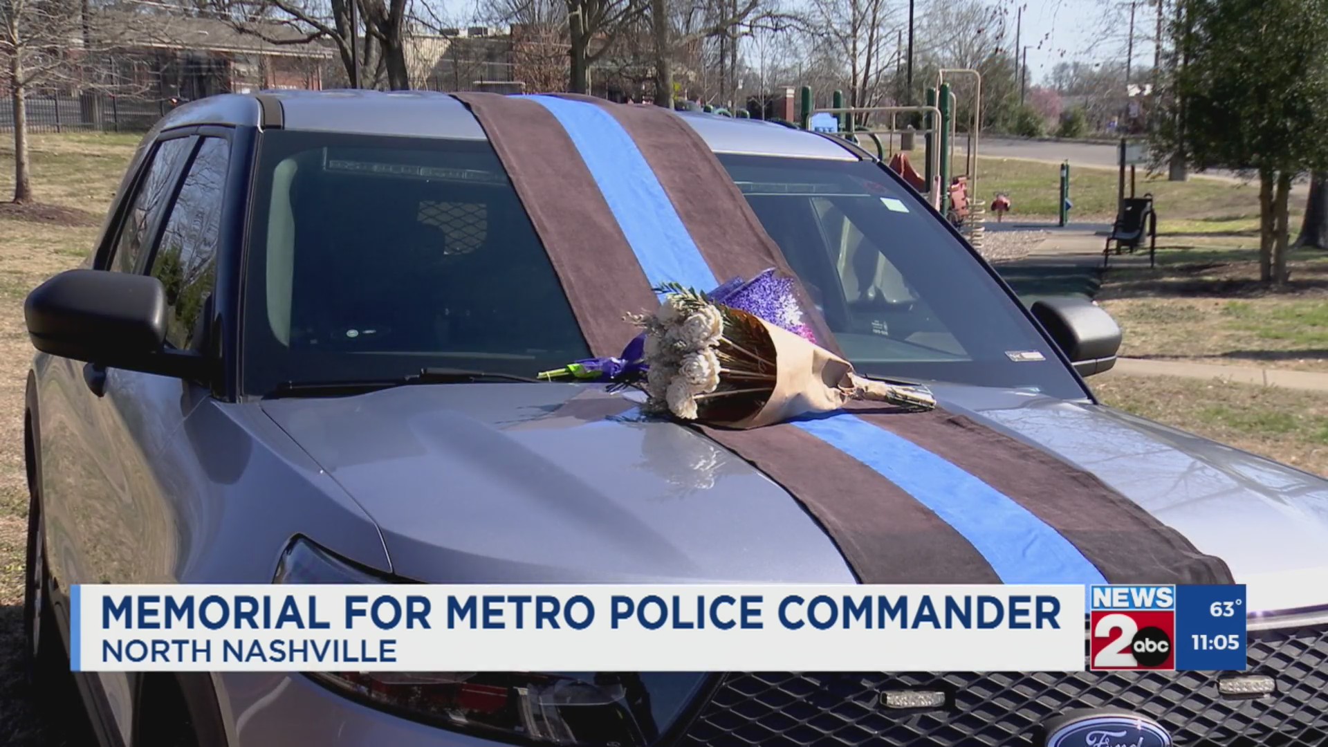 Memorial set up in honor of MNPD North Precinct commander – WKRN News 2
