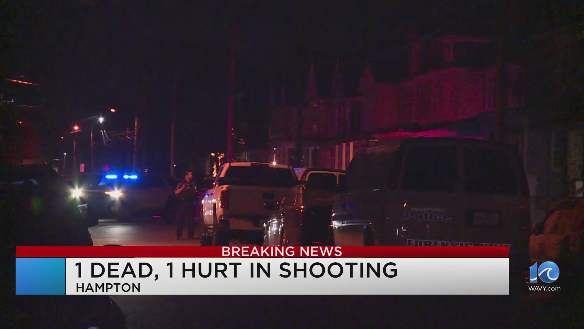 Police: 1 dead, 1 injured in Hampton shooting – WAVY.com