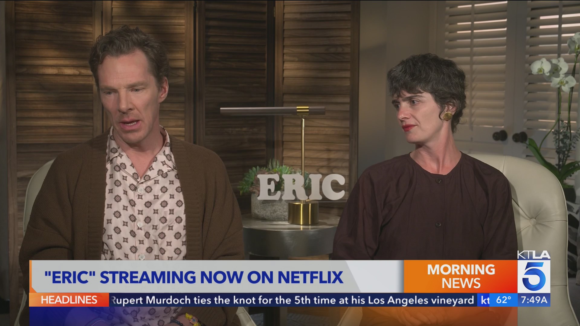 Olivia de Bortoli chats with the cast of Netflix’s new series ‘Eric’ – KTLA
