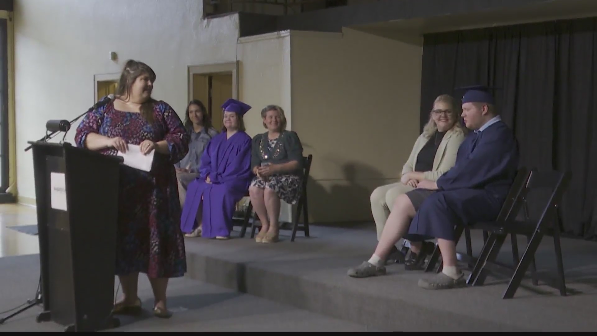 Augusta Levy Learning Center hosts graduation for first two students ...