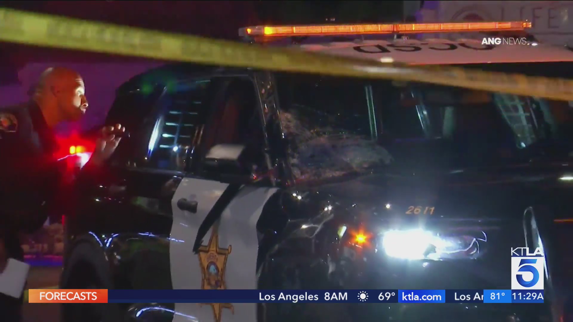 O.C. sheriff’s patrol car fatally strikes pedestrian – KTLA
