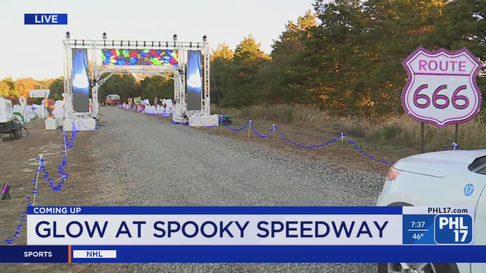 Glow Spooky Speedway navigates roadtrippers through illuminated drive ...