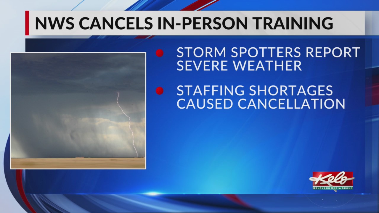 Loss of storm spotter training ‘an unfortunate thing’ – KELOLAND.com