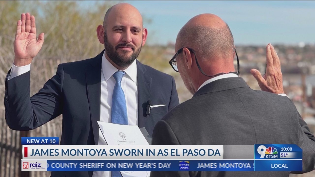 James Montoya Sworn In As El Paso County District Attorney Ktsm 9 News