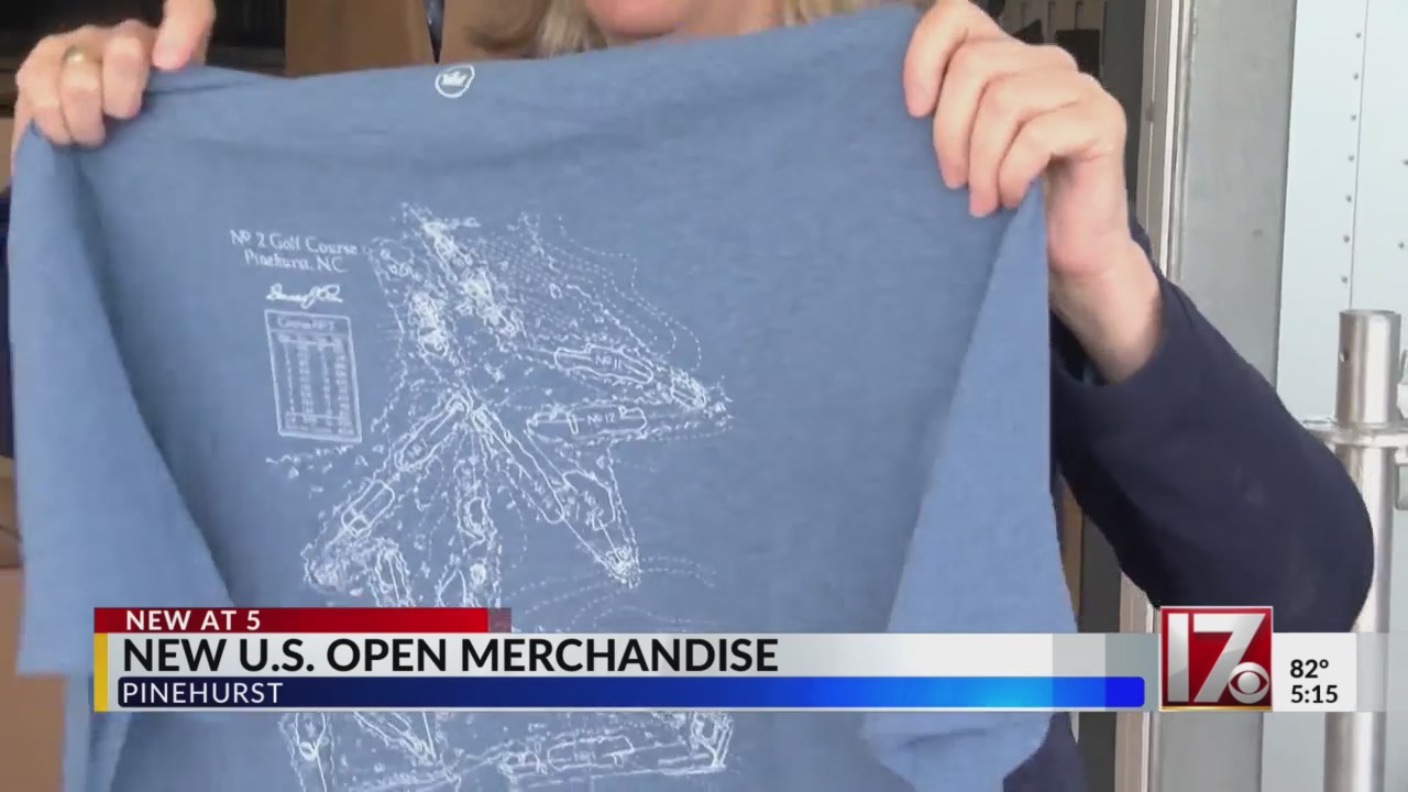 Exclusive: CBS 17 gets first look inside U.S. Open merch tent in ...