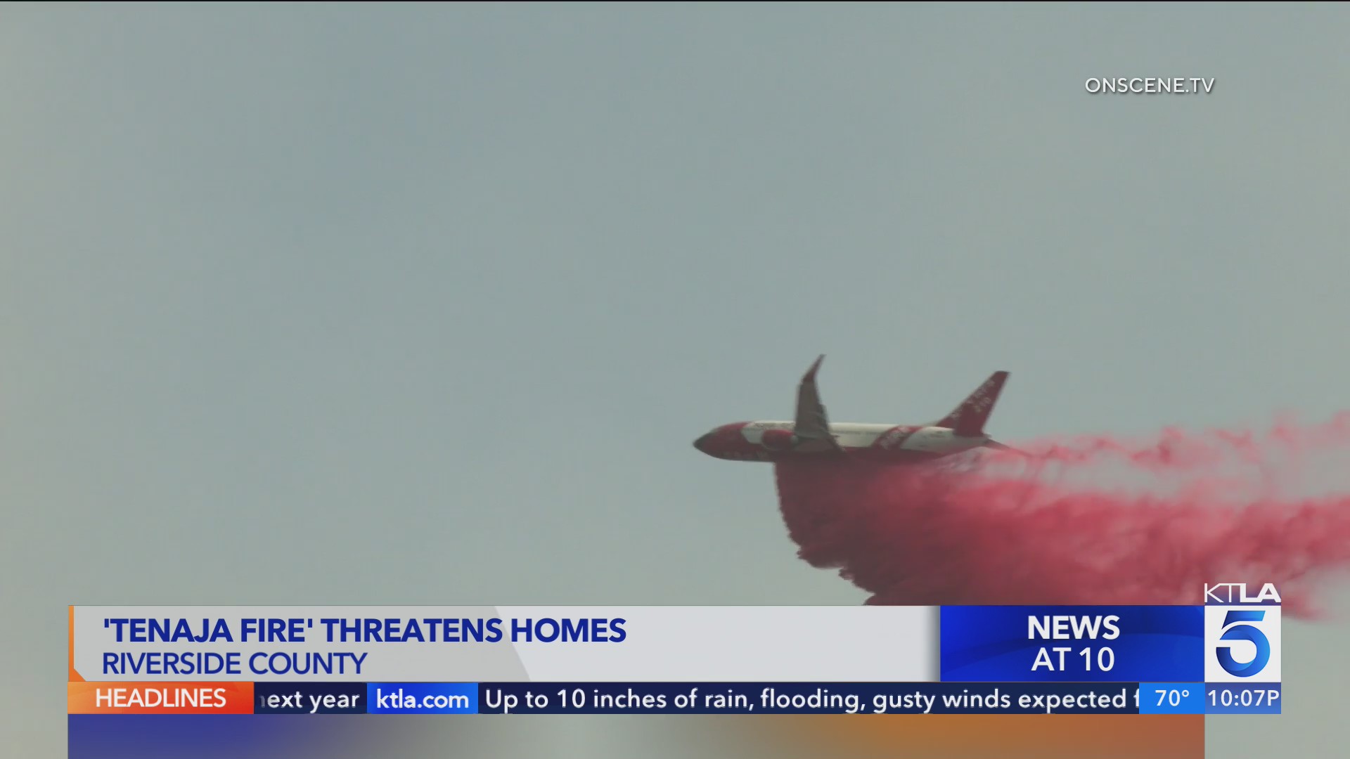 ‘Tenaja’ fire 25% contained – KTLA