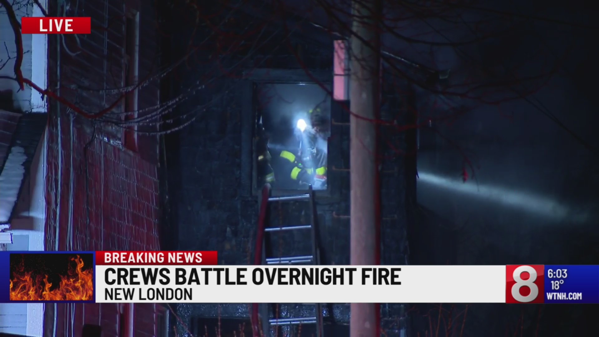 Crews respond to New London multifamily house fire – WTNH.com