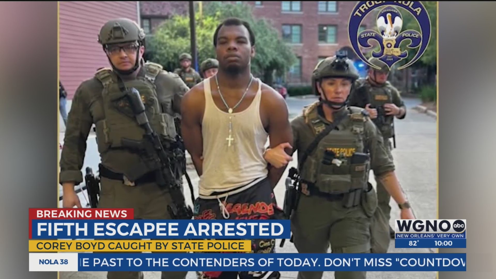 Fifth inmate captured following Orleans Justice Center escapes – WGNO