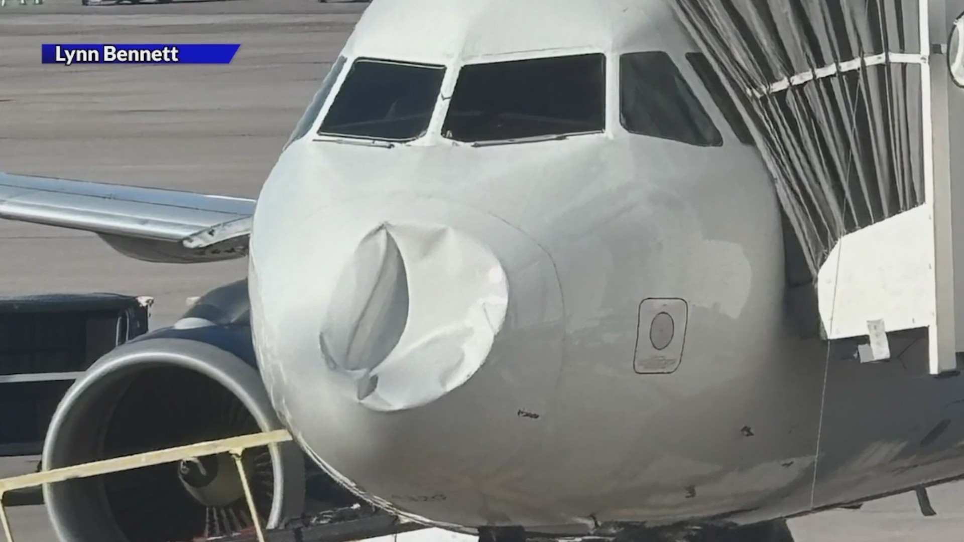 Dented Delta plane’s nose causes passengers concern at DIA – FOX 2