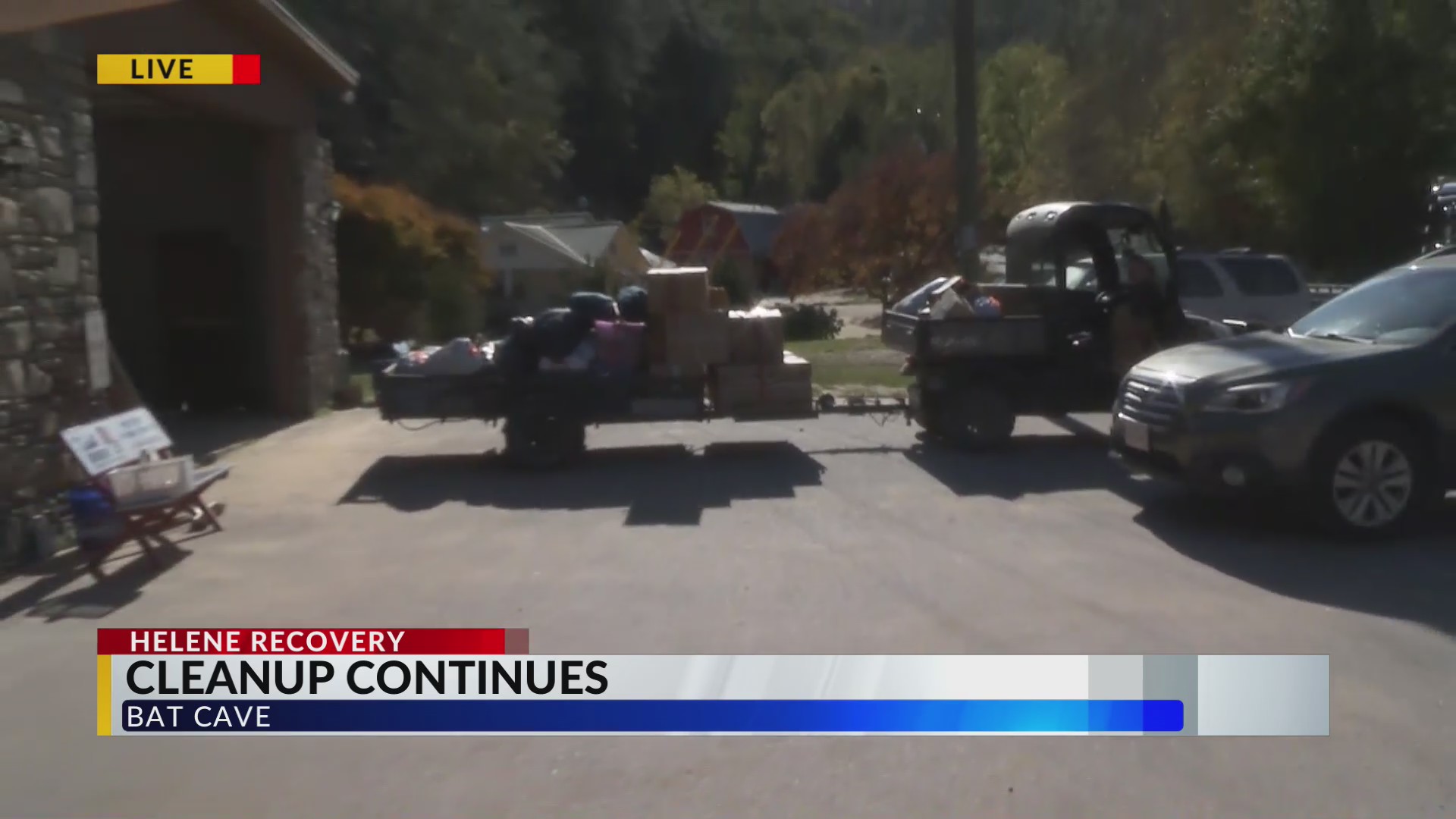Cleanup continues in Bat Cave after Helene – CBS17.com