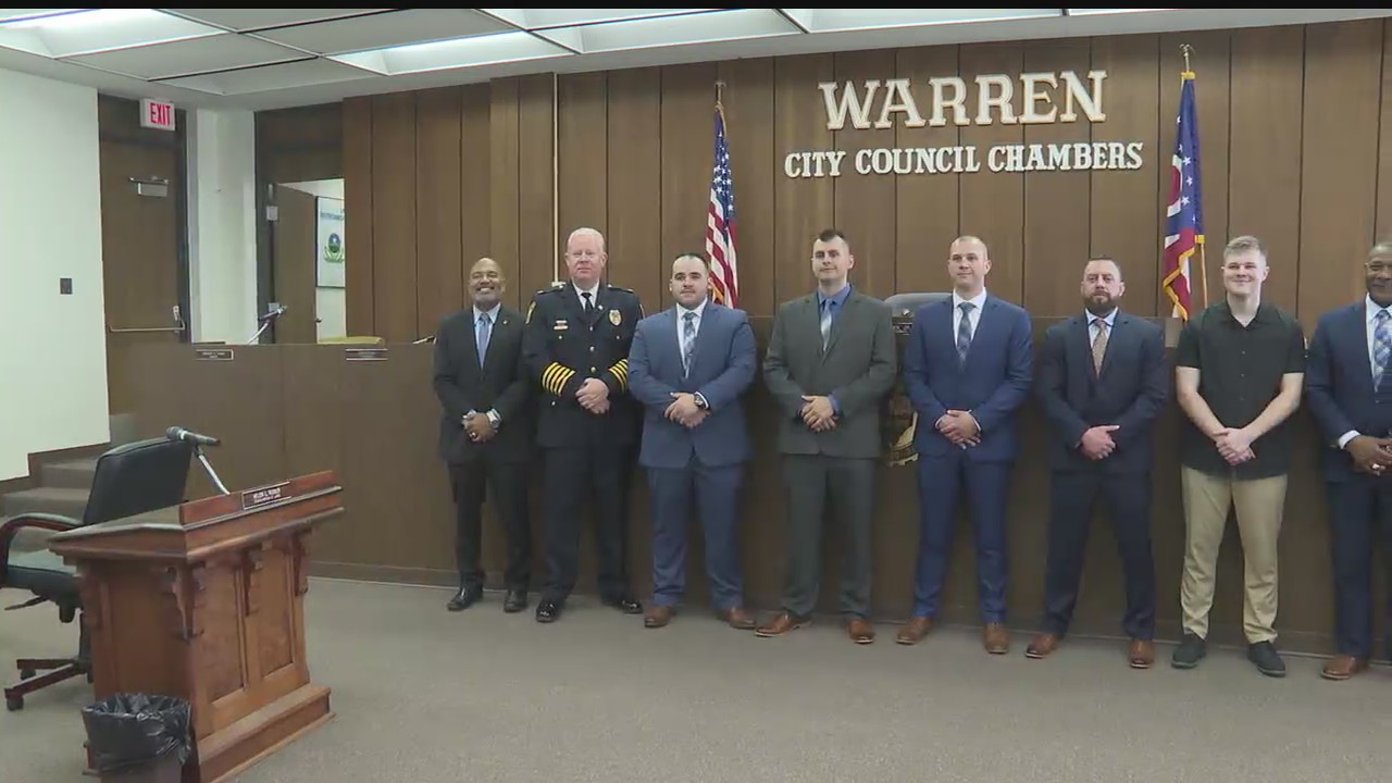 Warren PD adds five officers to the force – WKBN.com