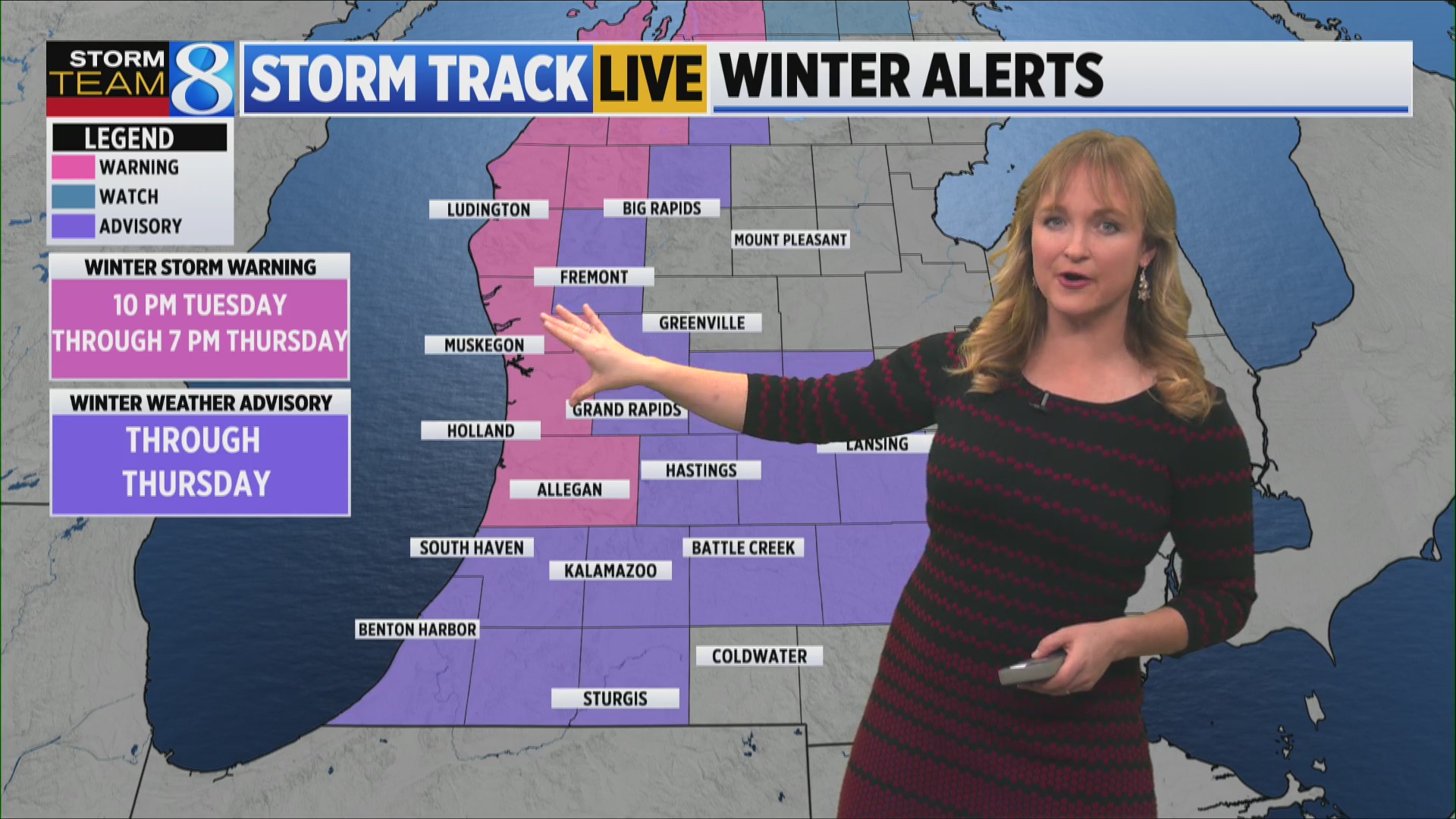Storm Team 8 Forecast, 5:30 p.m., 121024 – WOODTV.com