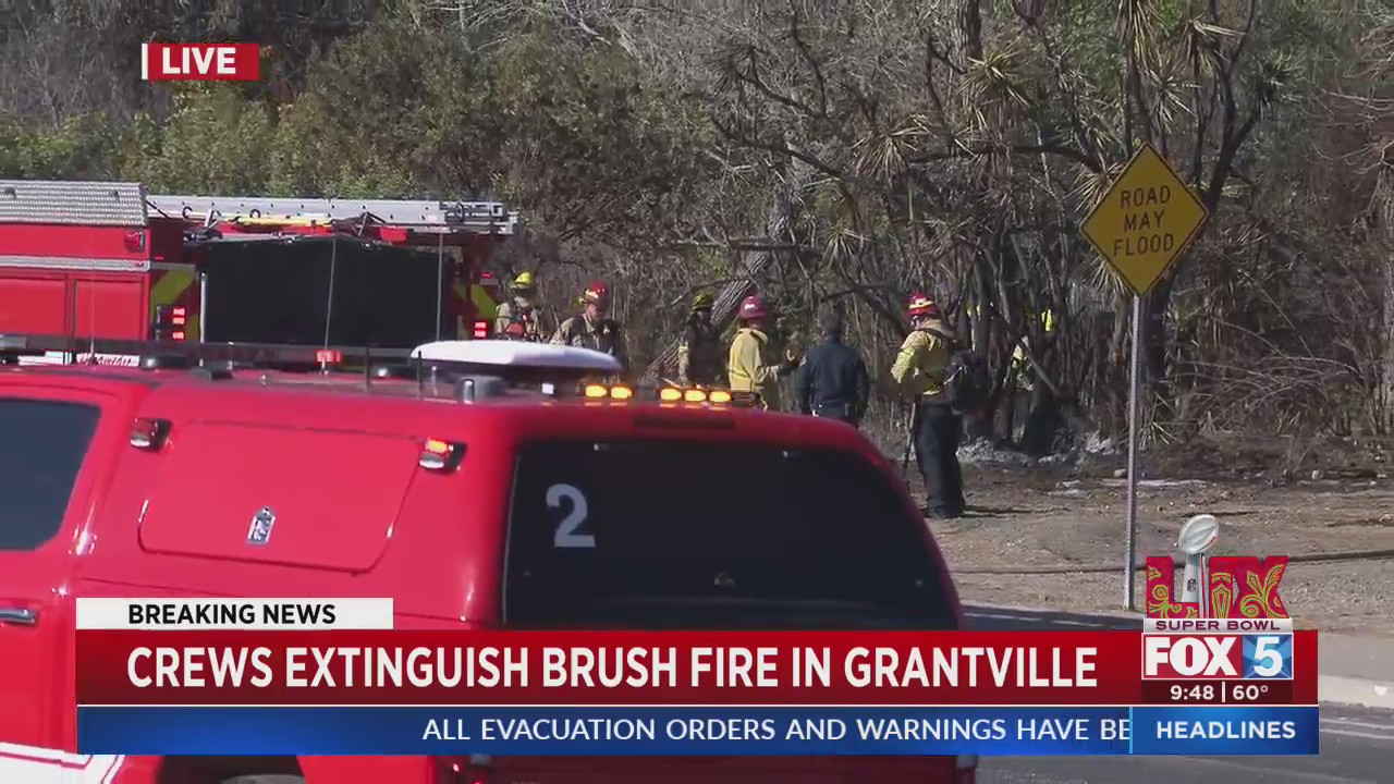 Brush fire in Grantville – FOX 5 San Diego & KUSI News