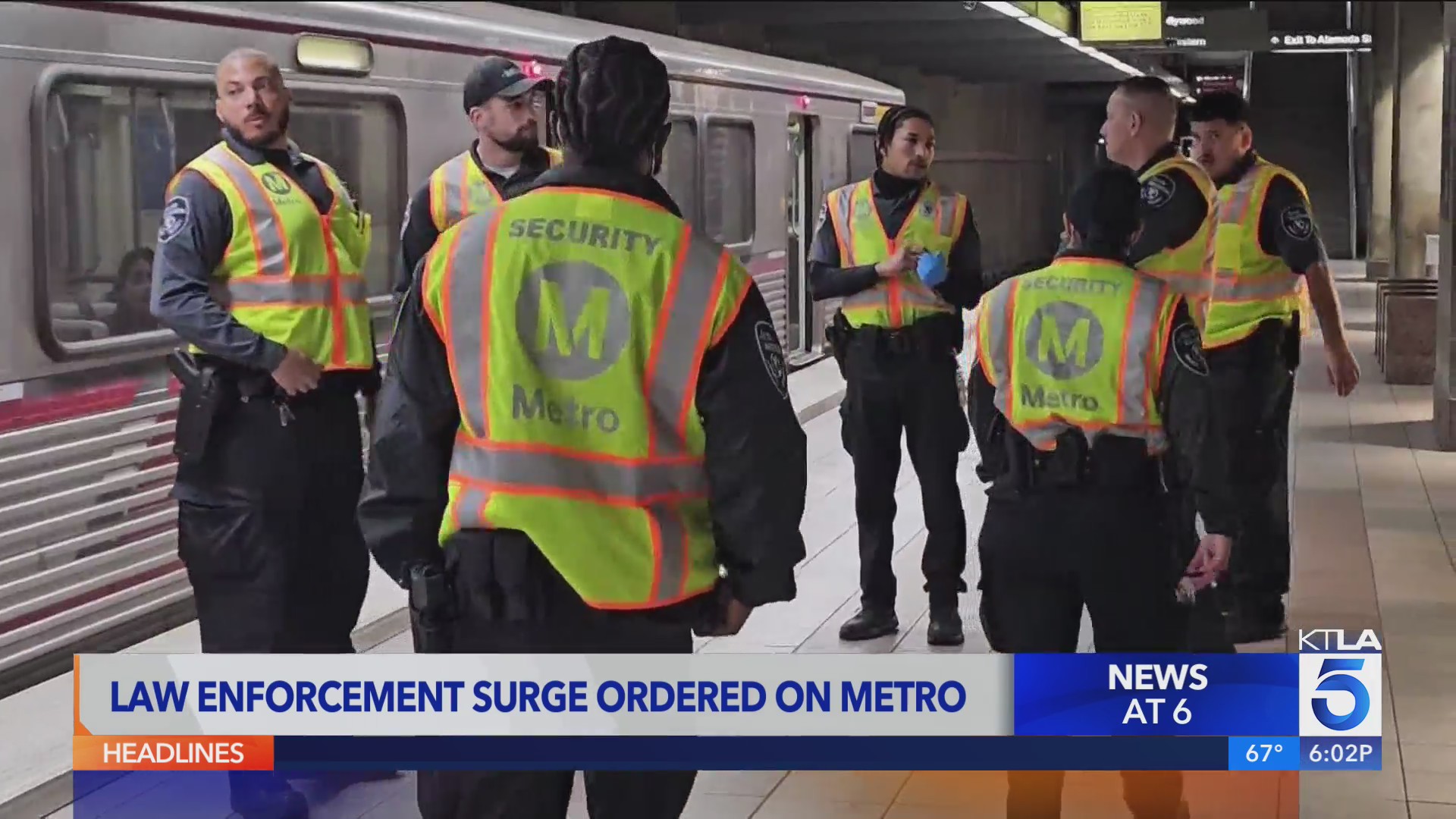 Lack of law enforcement presence criticized by Metro leaders in L.A. – KTLA