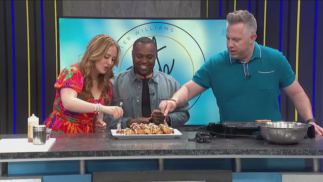 The Cooking Besties stopped by to teach us how to make Carrot Cake ...