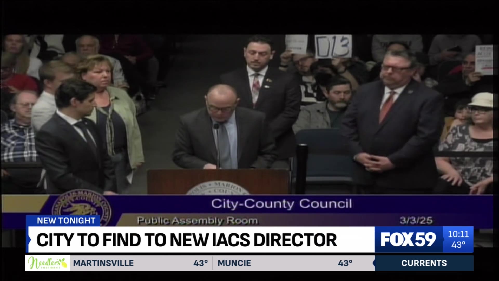 City-County Council tables proposal to approve IACS director – Fox 59