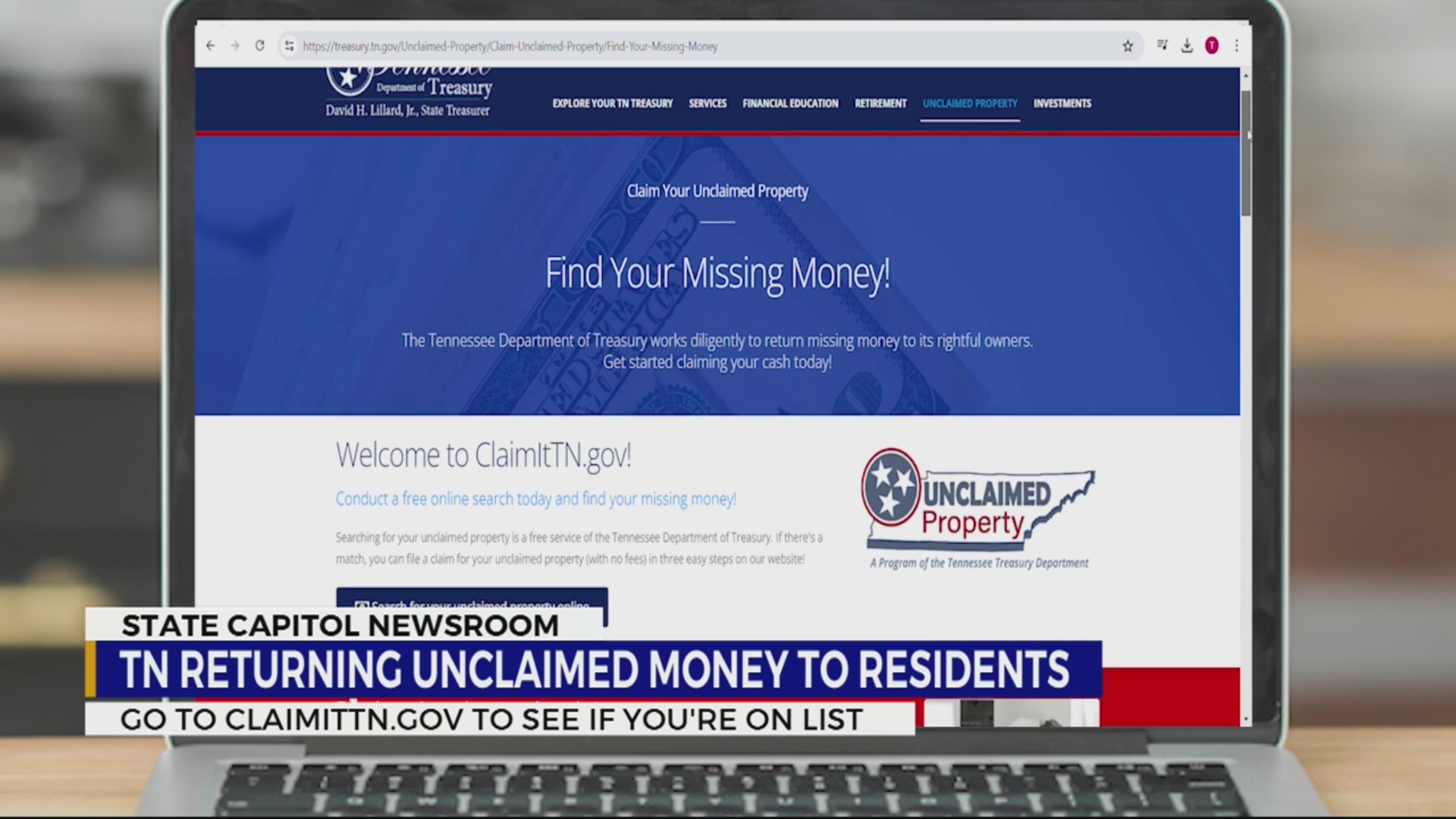 Tennessee returns unclaimed money to residents – WKRN News 2