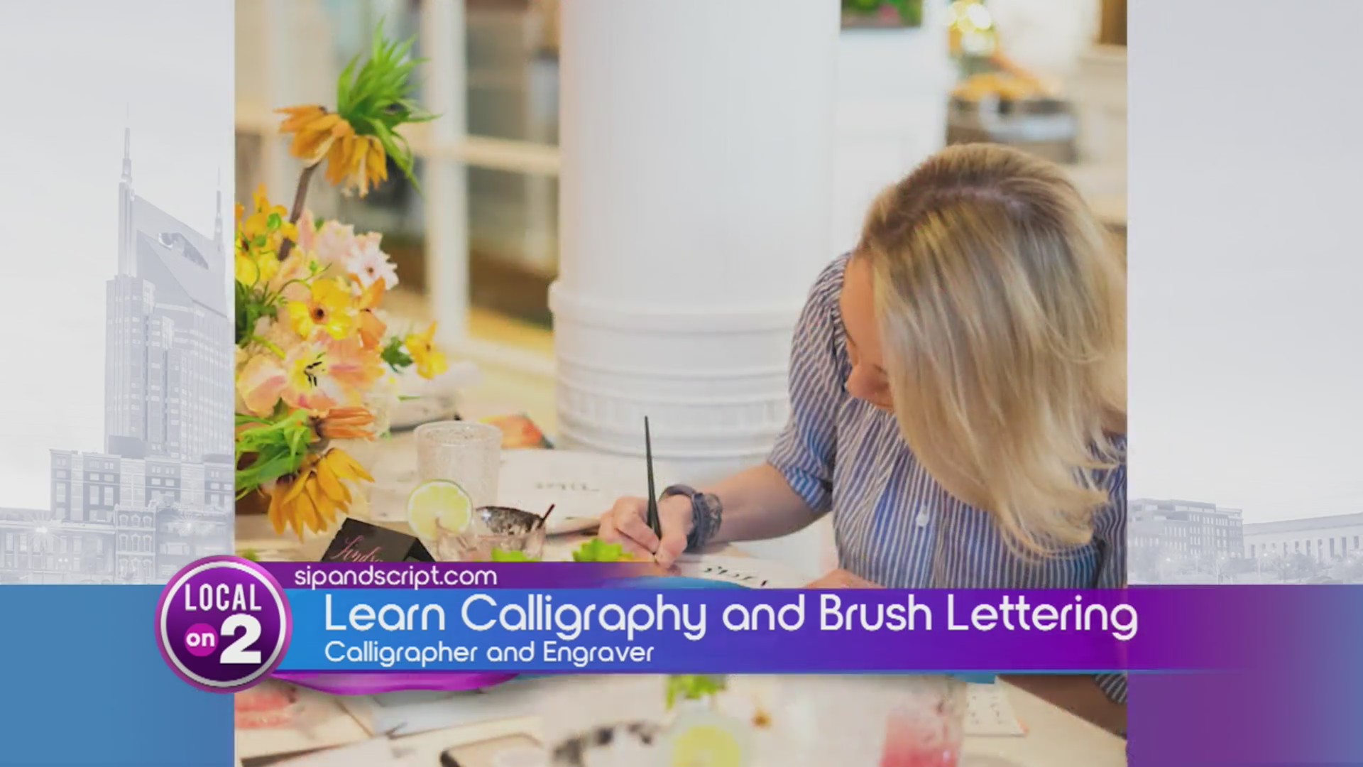 Catalina Created: Modern Calligraphy – WKRN News 2
