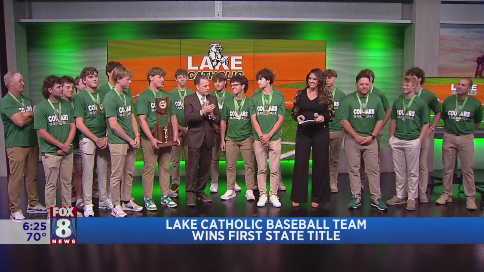 Lake Catholic Cougars Baseball Team wins 1st State Title – Fox 8 ...