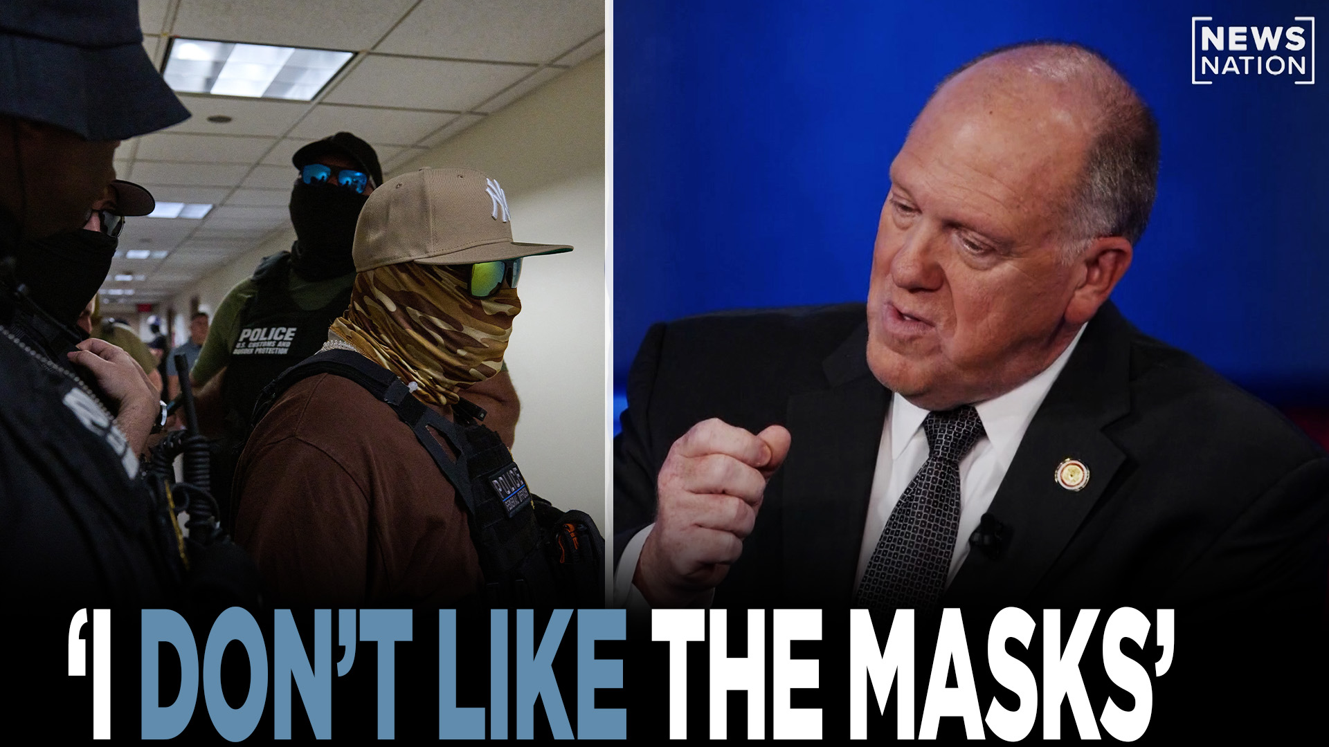 Homan Doesn’t ‘Particularly Like’ ICE Agents Wearing Masks But Says ‘It ...