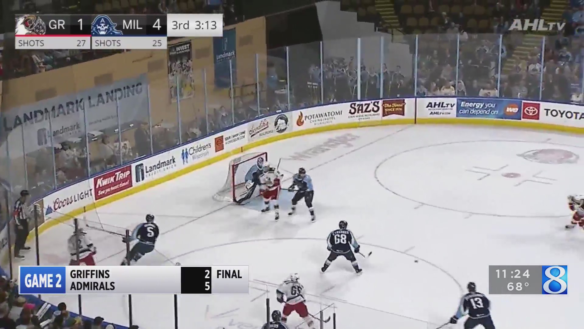 Griffins vs. Admirals: Game #2 – WFLA