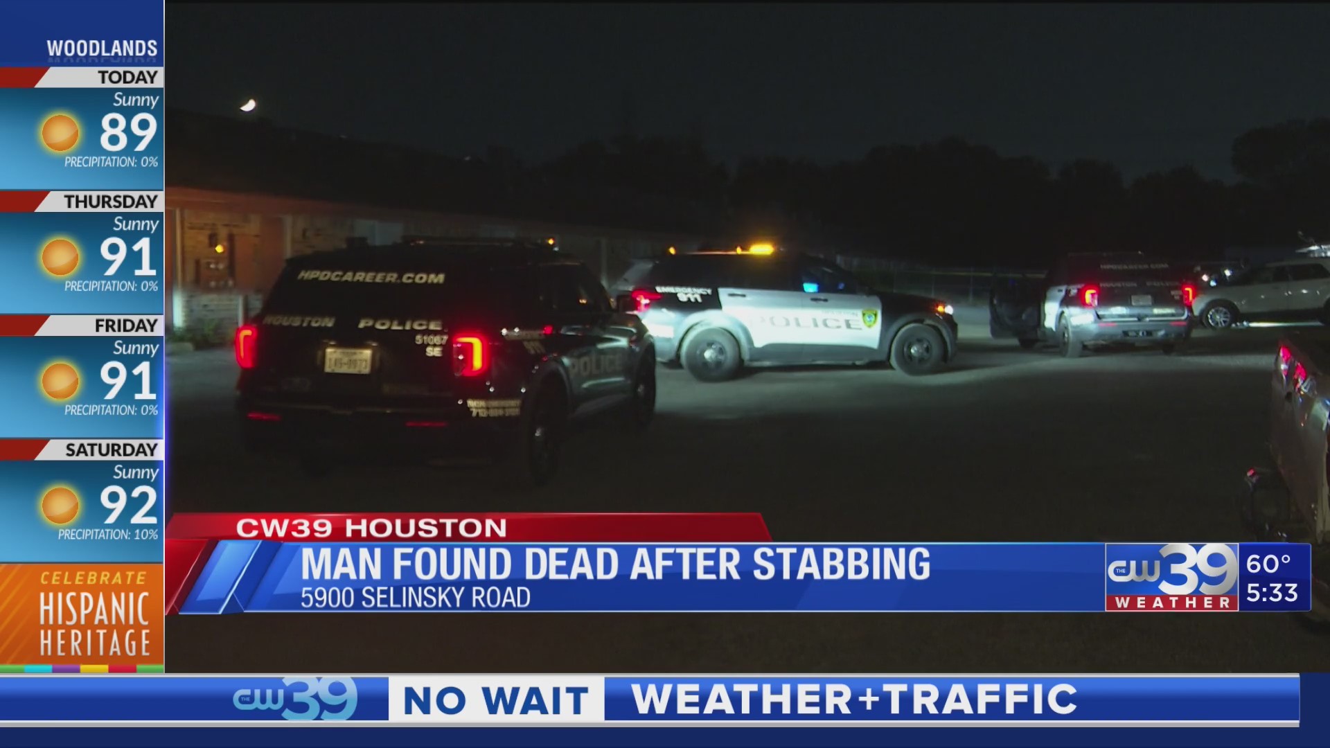 HPD investigating deadly stabbing at Selinsky apartment complex | CW39 ...